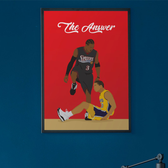 Affiche The Answer Allen Iverson - Wall of Fame