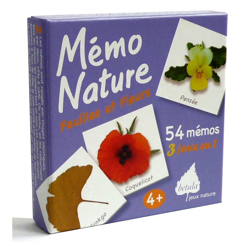 Jeu de cartes mémoire - Bétula Jeux
