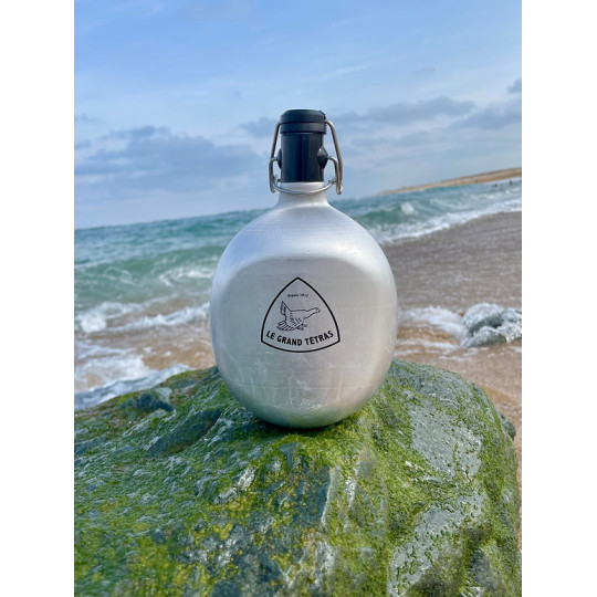 Gourde aluminium Originale Ovale 1 litre - Le Grand Tétras